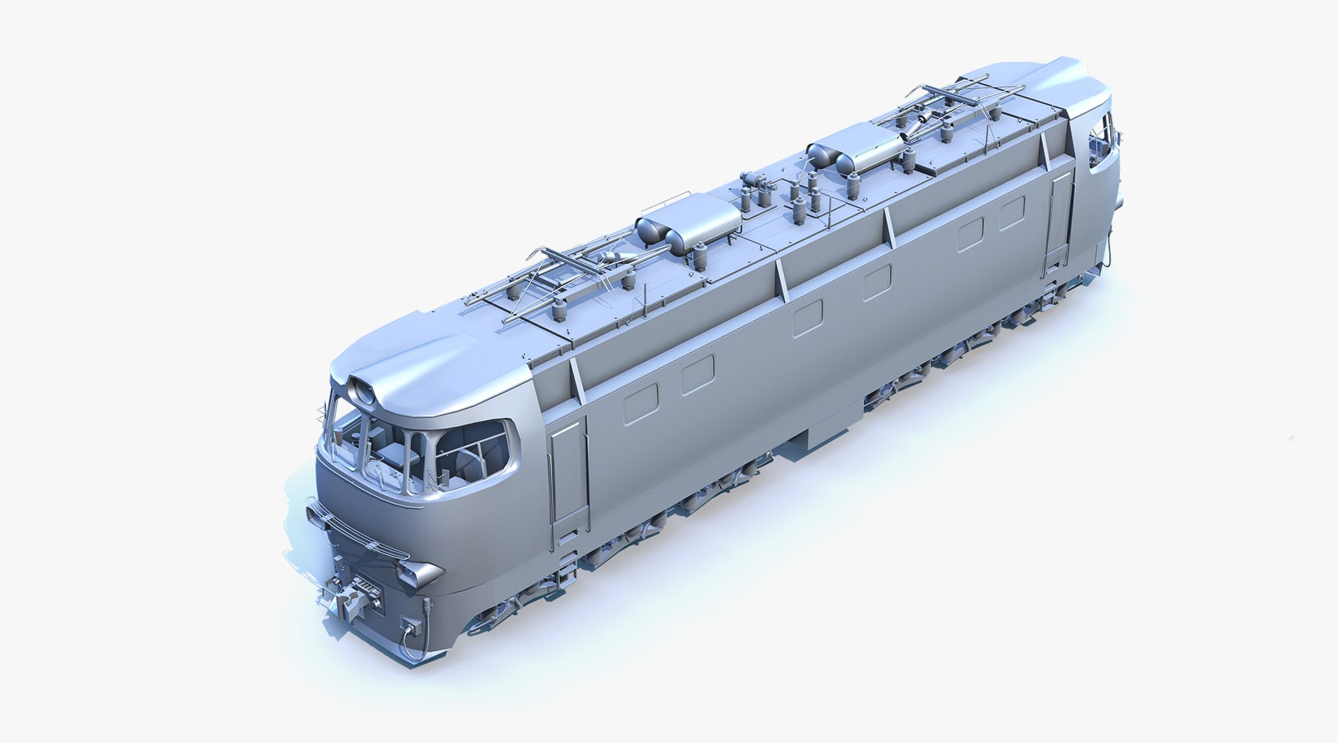 3D Train Locomotive Chs4 Uvs Model - TurboSquid 1447805