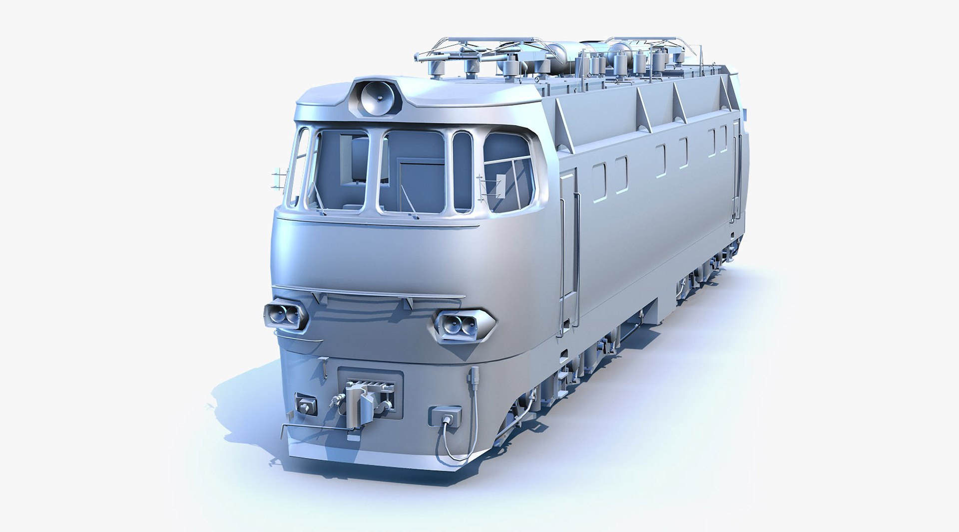 3D Train Locomotive Chs4 Uvs Model - TurboSquid 1447805