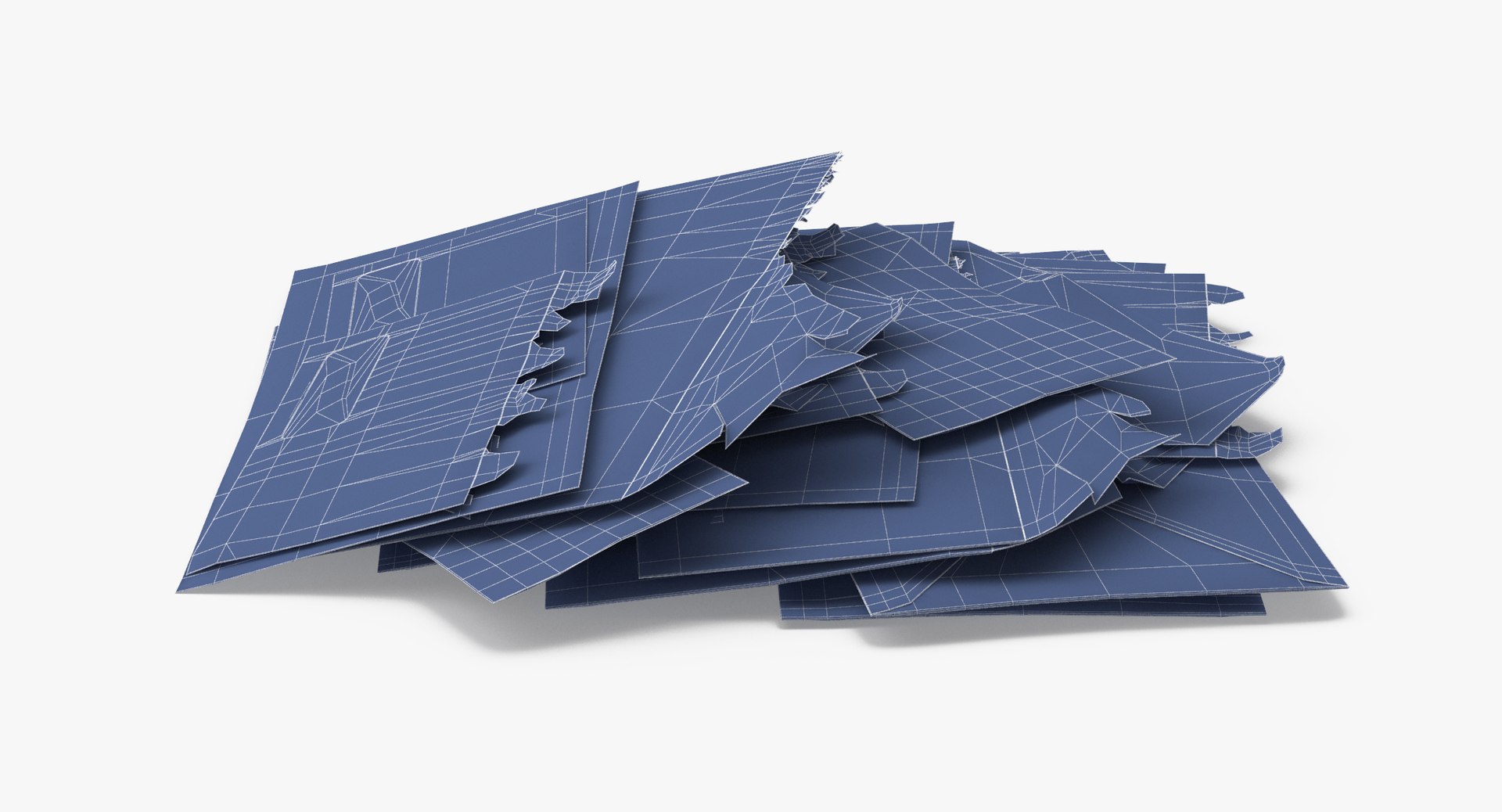 Opened Unopened Mail Pile 3D Model - TurboSquid 1156194