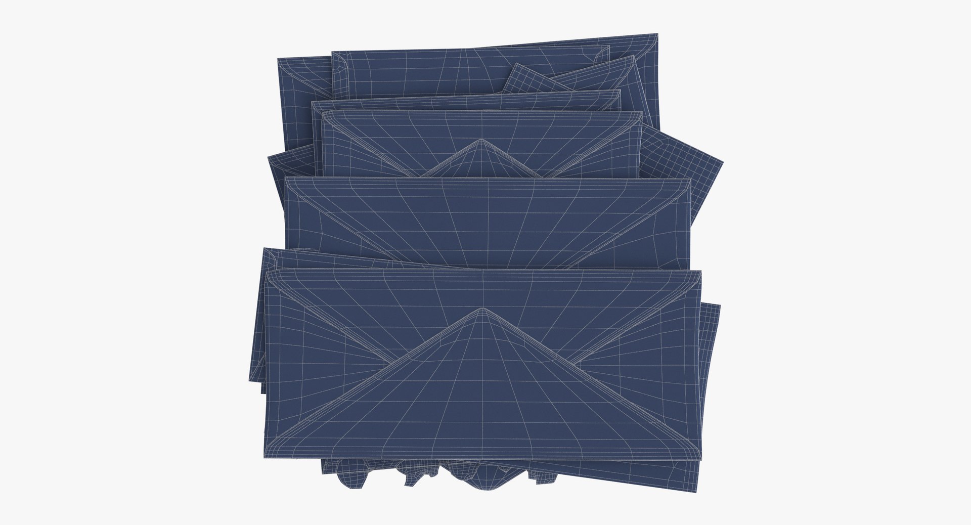 Opened Unopened Mail Pile 3D Model - TurboSquid 1156194