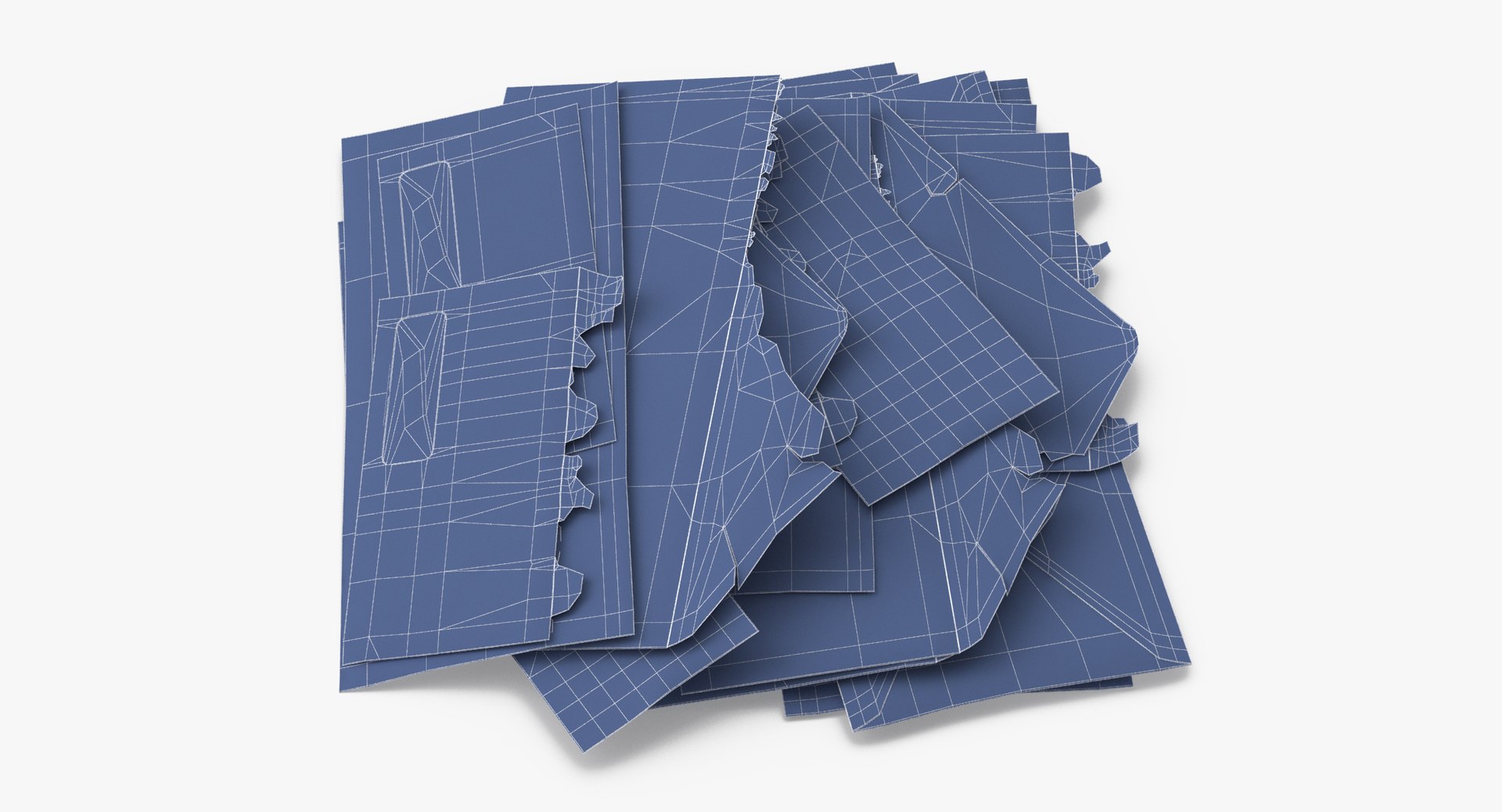 Opened Unopened Mail Pile 3D Model - TurboSquid 1156194