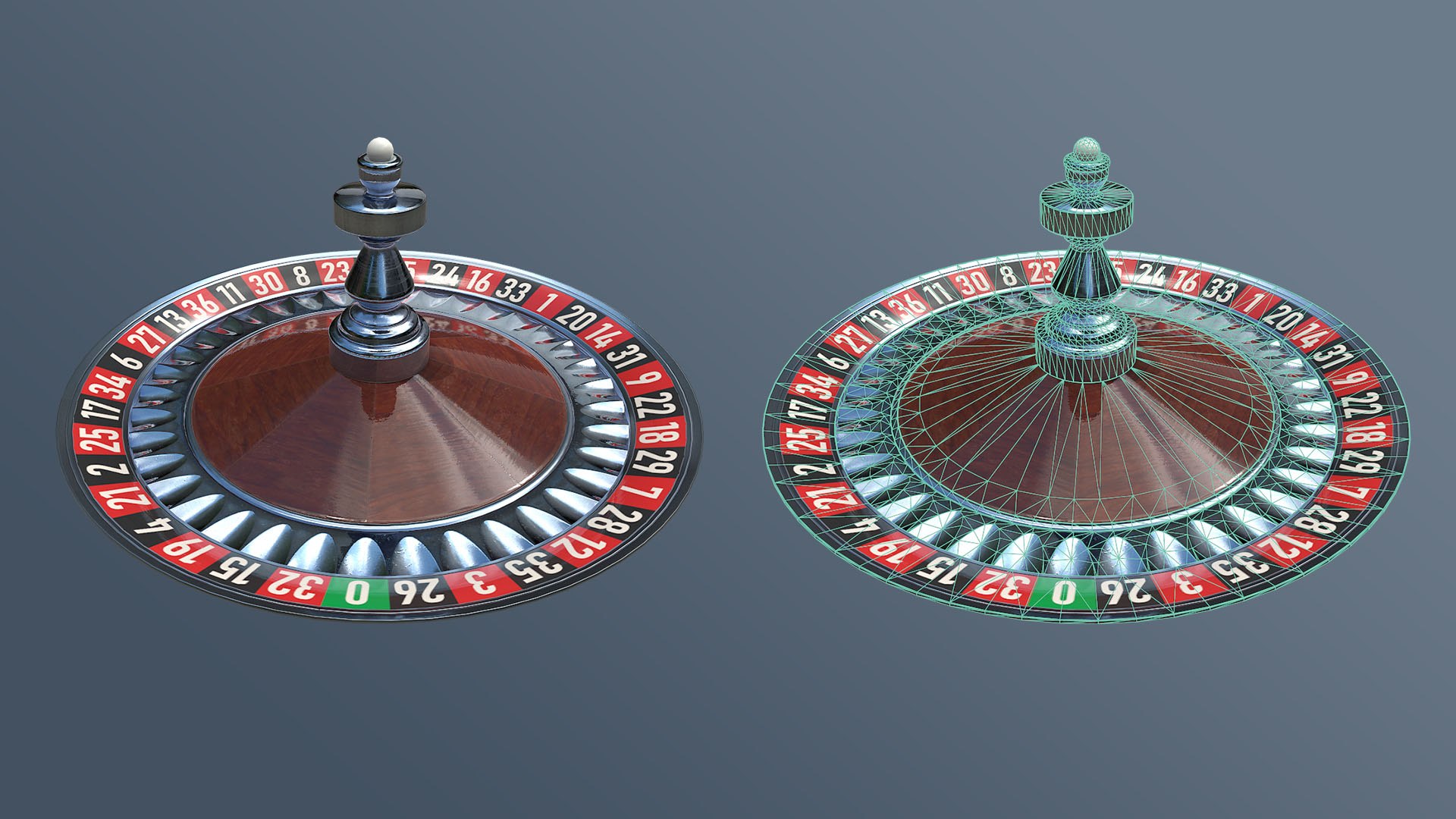 Realtime Roulette Wheel 3D Model - TurboSquid 1879170