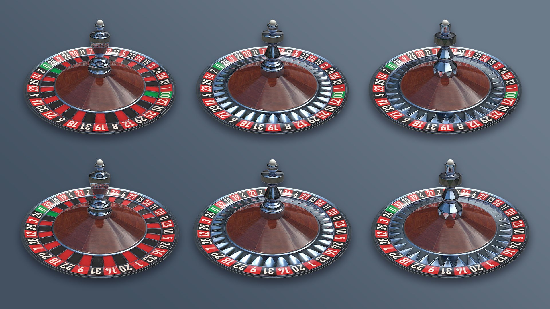 Realtime Roulette Wheel 3D Model - TurboSquid 1879170