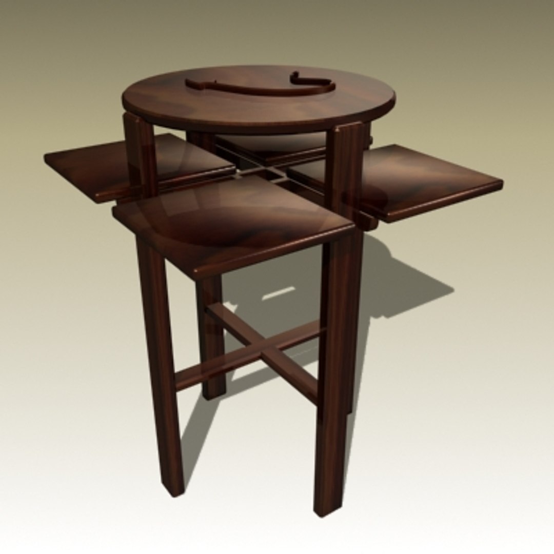 Charles Rennie Table 3d Model