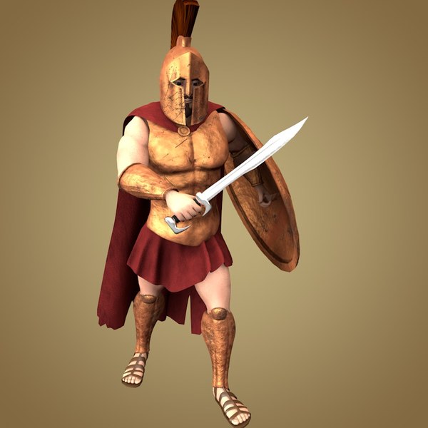 modelo 3d Spartan Hoplite - TurboSquid 1100661