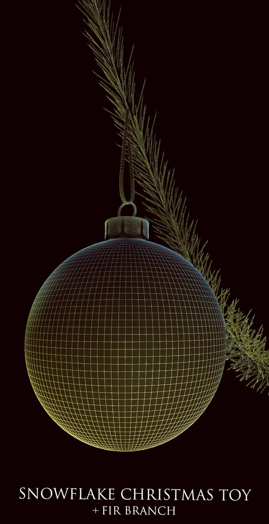 3d Model Christmas Toy Snowflake