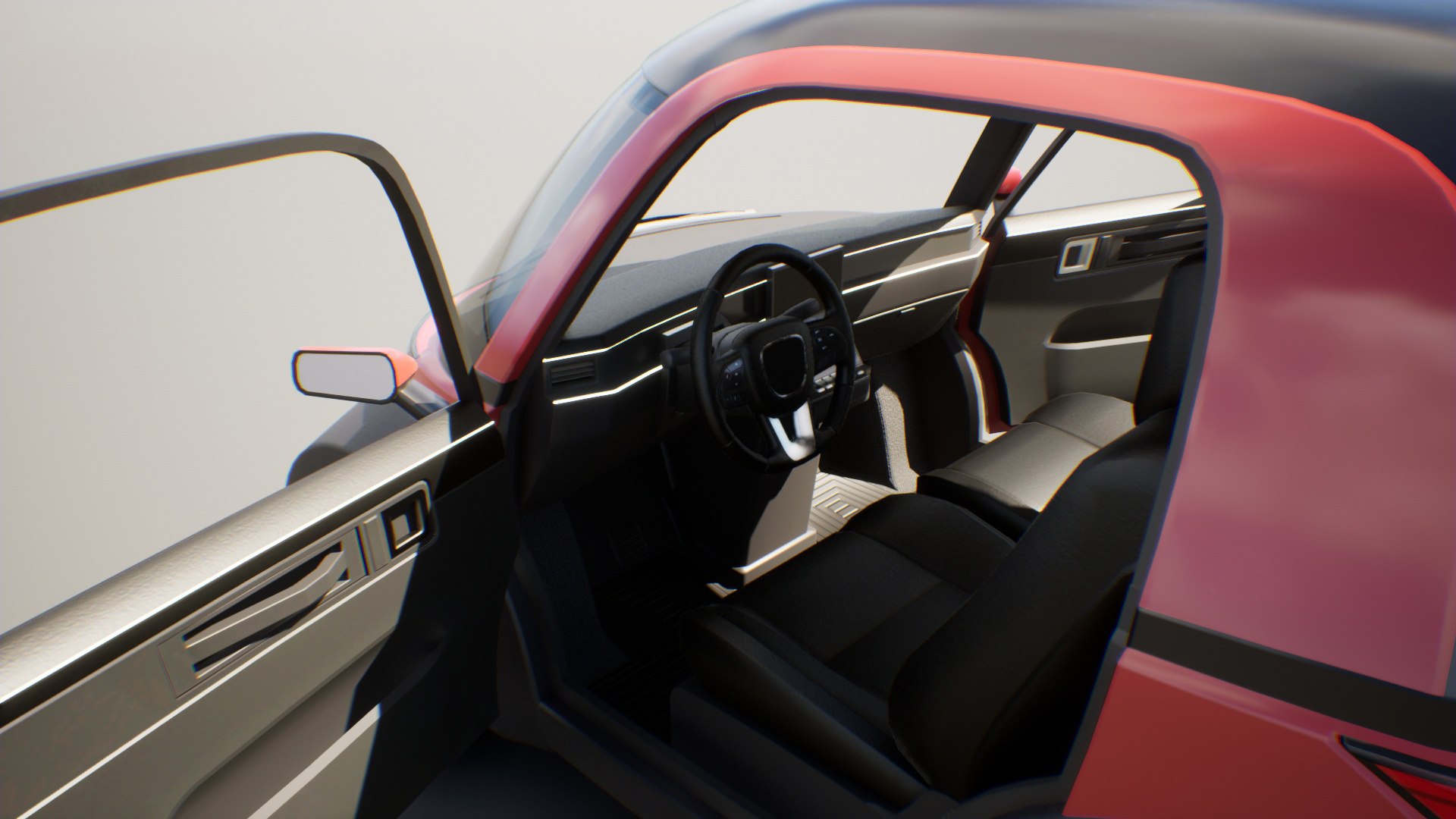 Microcar - Game Ready Vehicle Model - TurboSquid 2398759