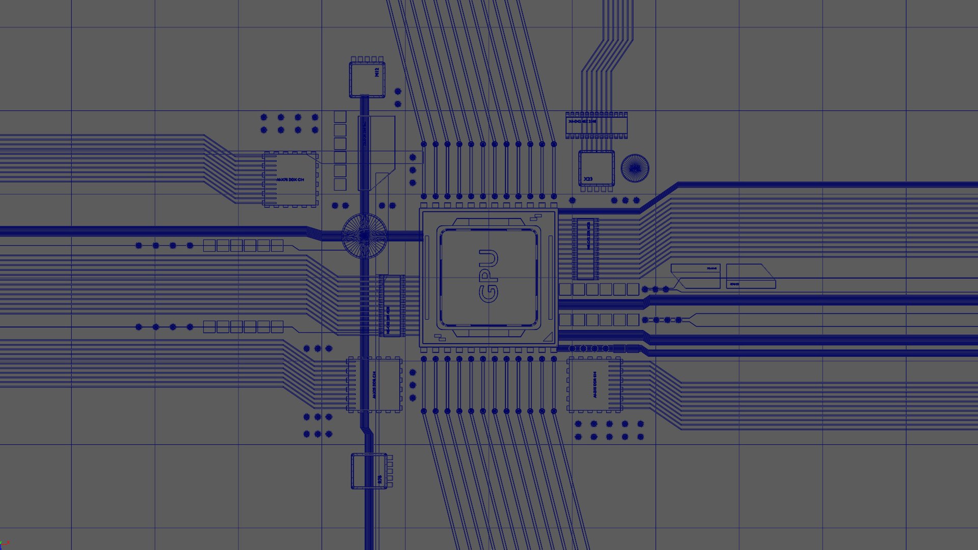 PC Motherboard Cpu Gpu 3D Scene 3D Model - TurboSquid 1897100