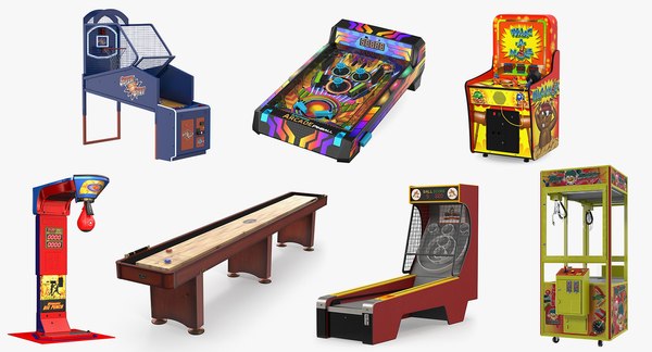 Arcade Games Collection 5 3D model - TurboSquid 1825950