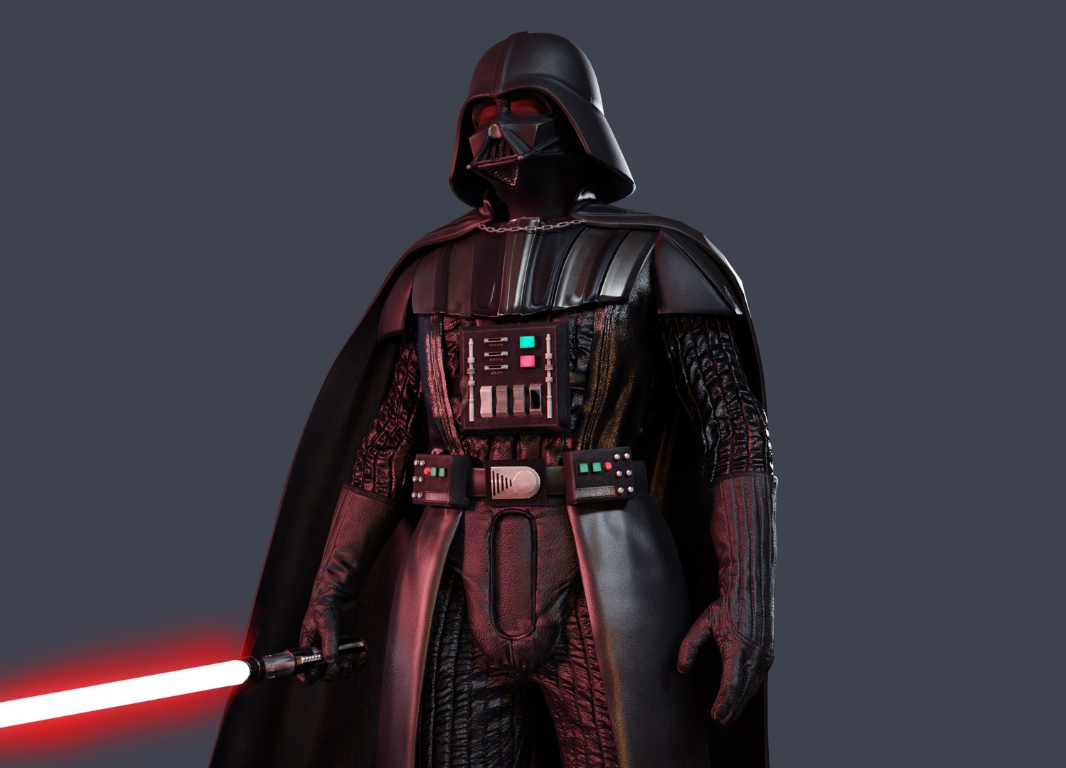 Darth Vader Low-Poly 3D Model - TurboSquid 2144733