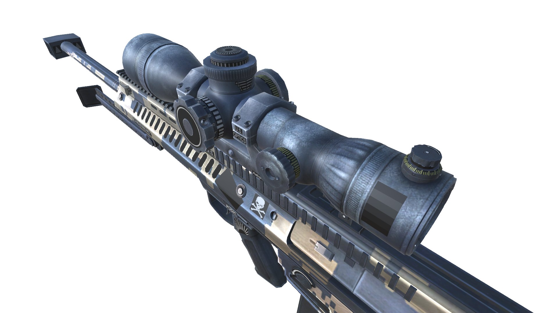 34-barrett-gun Model 3d Game Ready Model Low-poly 3D Model 3D ...