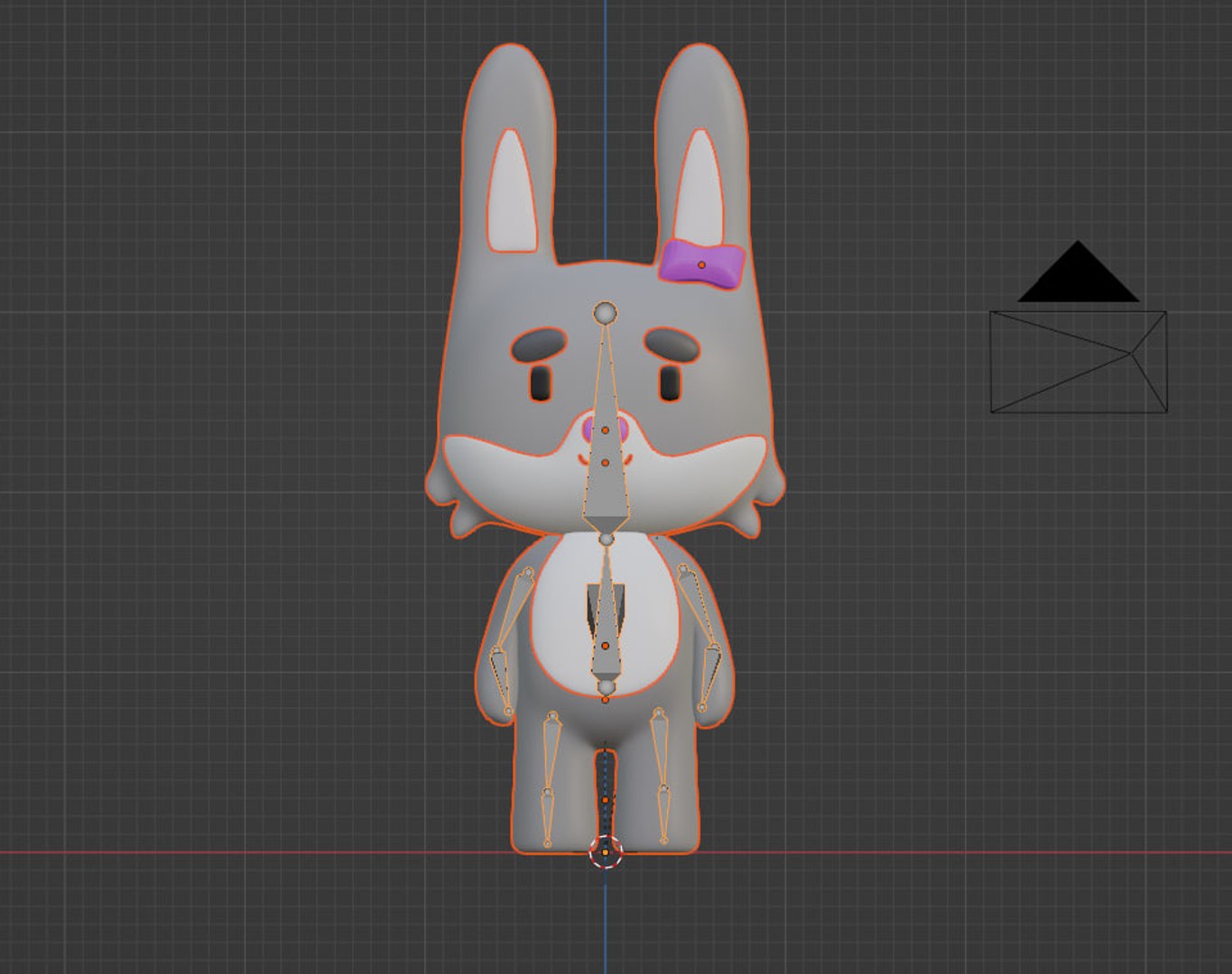 Rabbit Character Low Poly 3D Model - TurboSquid 2110737