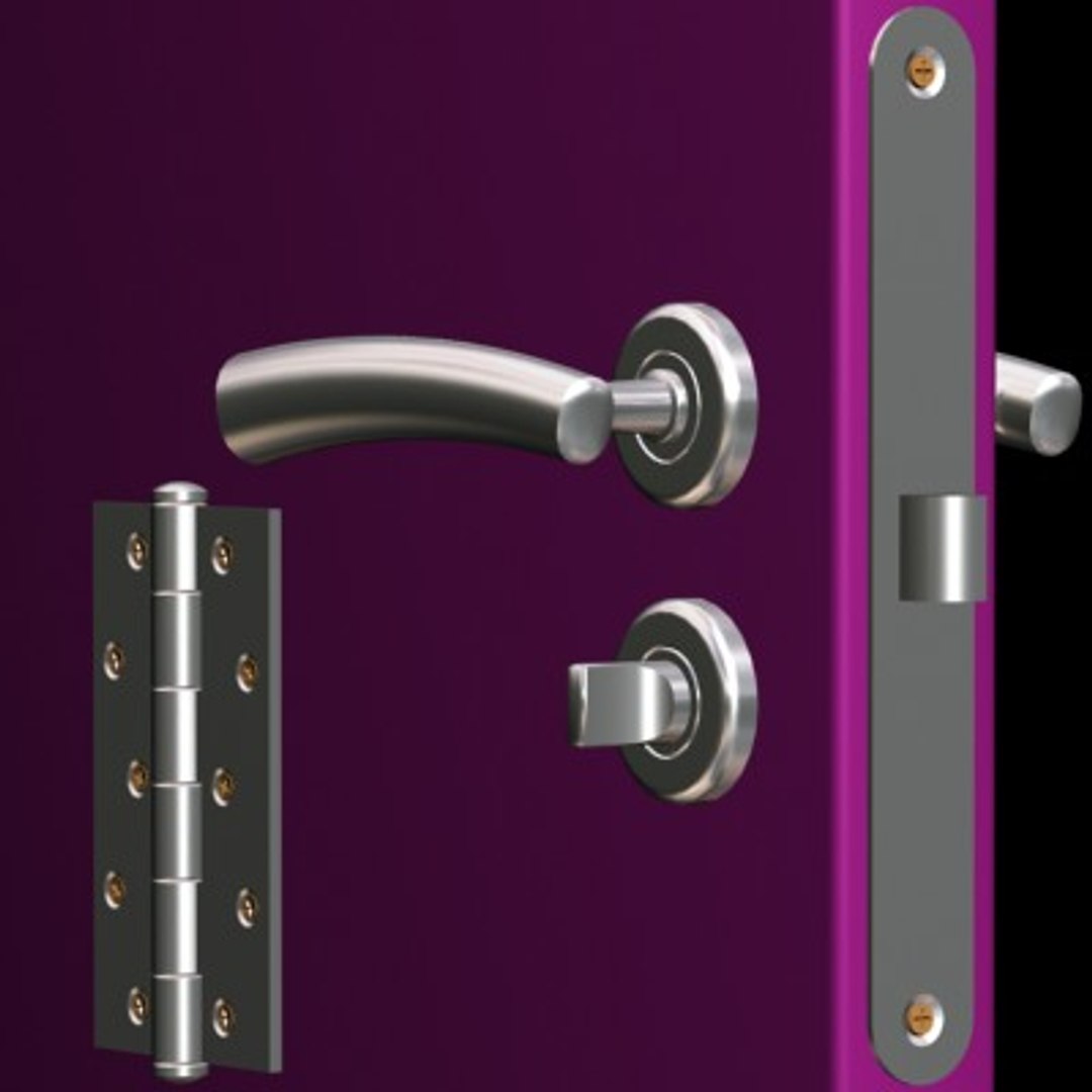 3d Model Door Alma