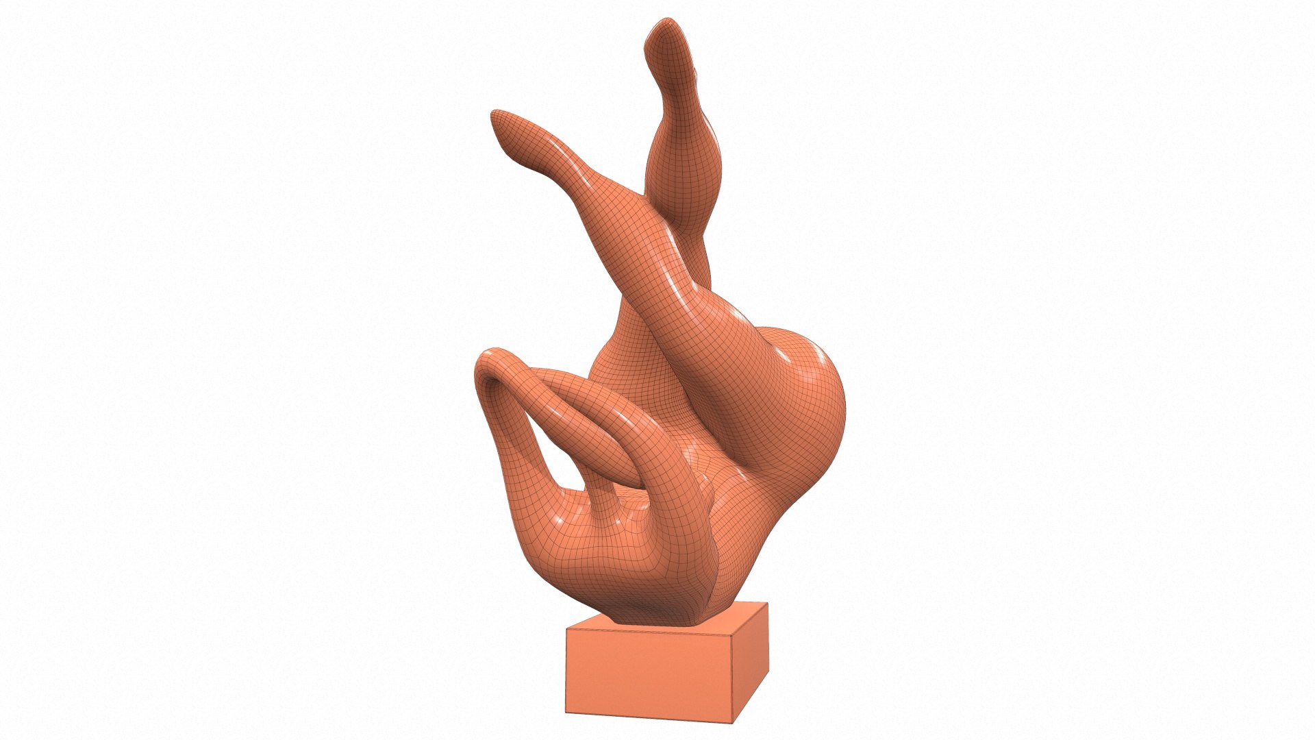 3D Abstract sculpture M063 - TurboSquid 1871042