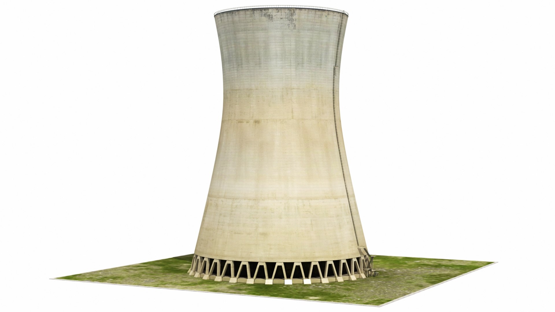 3D Nuclear Tower Plant - TurboSquid 1706572