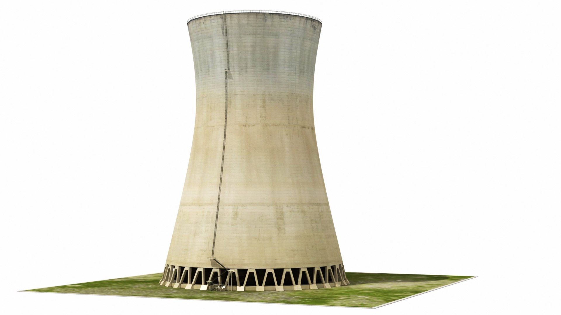 3D Nuclear Tower Plant - TurboSquid 1706572