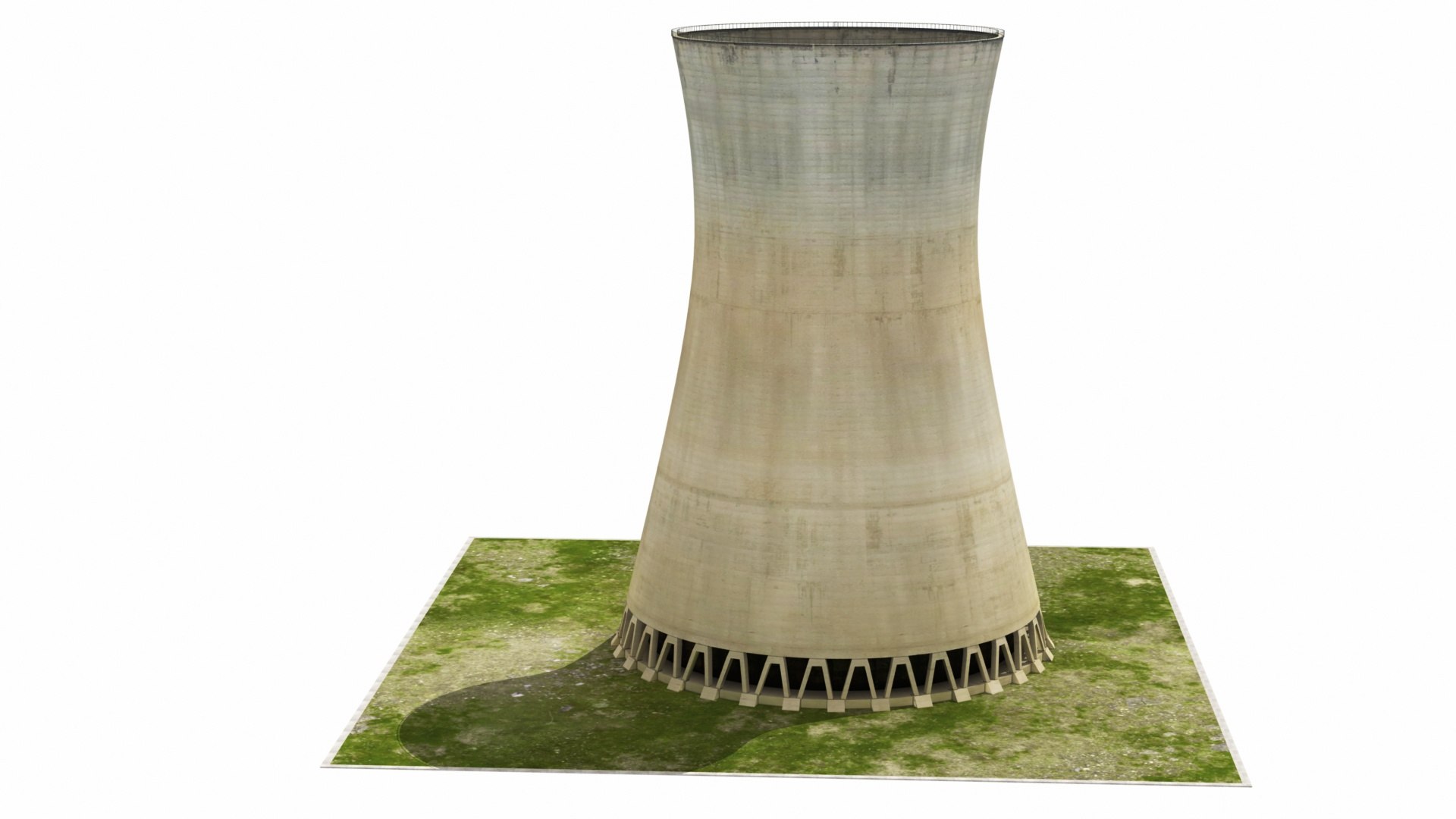 3D Nuclear Tower Plant - TurboSquid 1706572