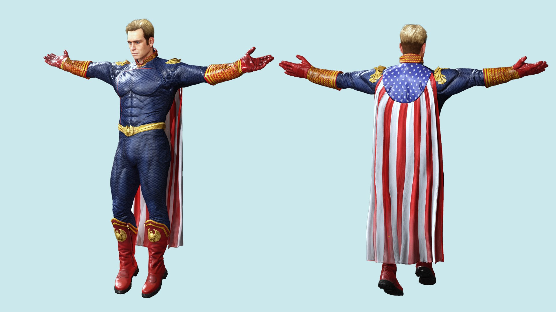 3D Homelander The Boys Ready Low-poly - TurboSquid 2193408