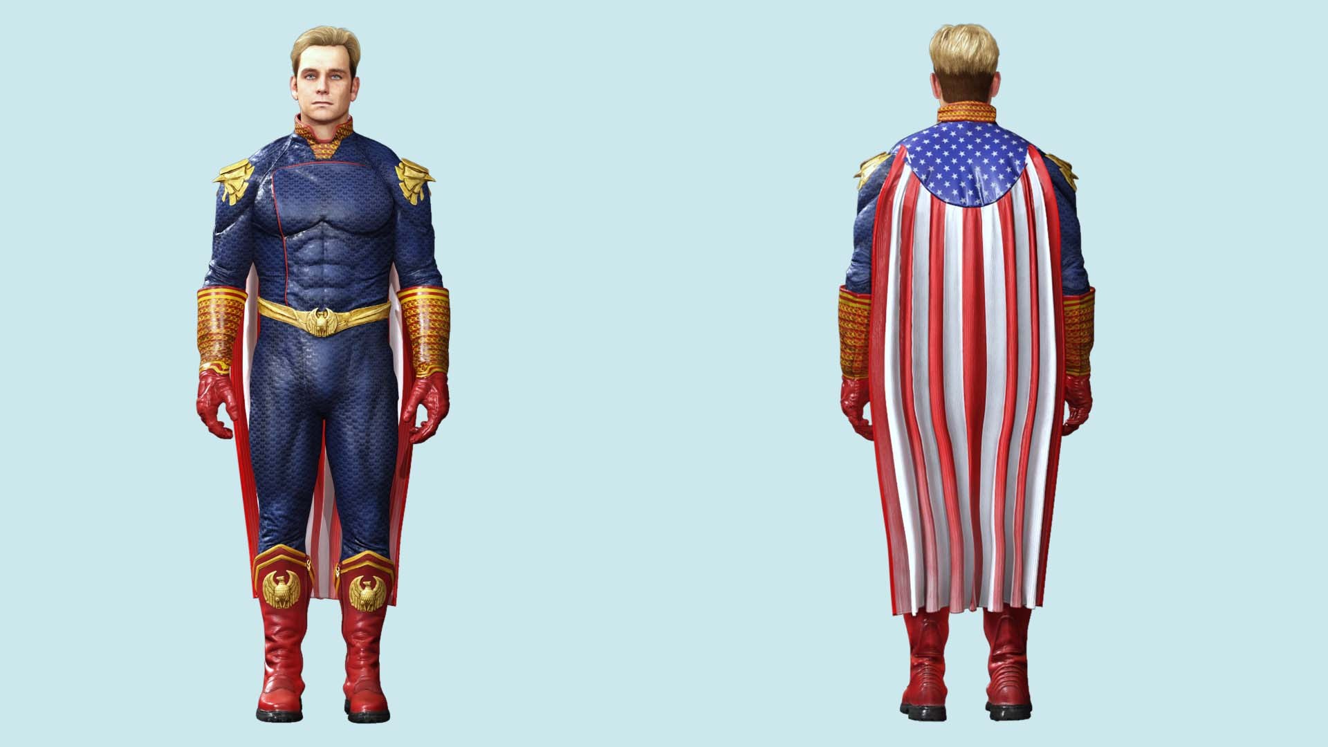 3D Homelander The Boys Ready Low-poly - TurboSquid 2193408