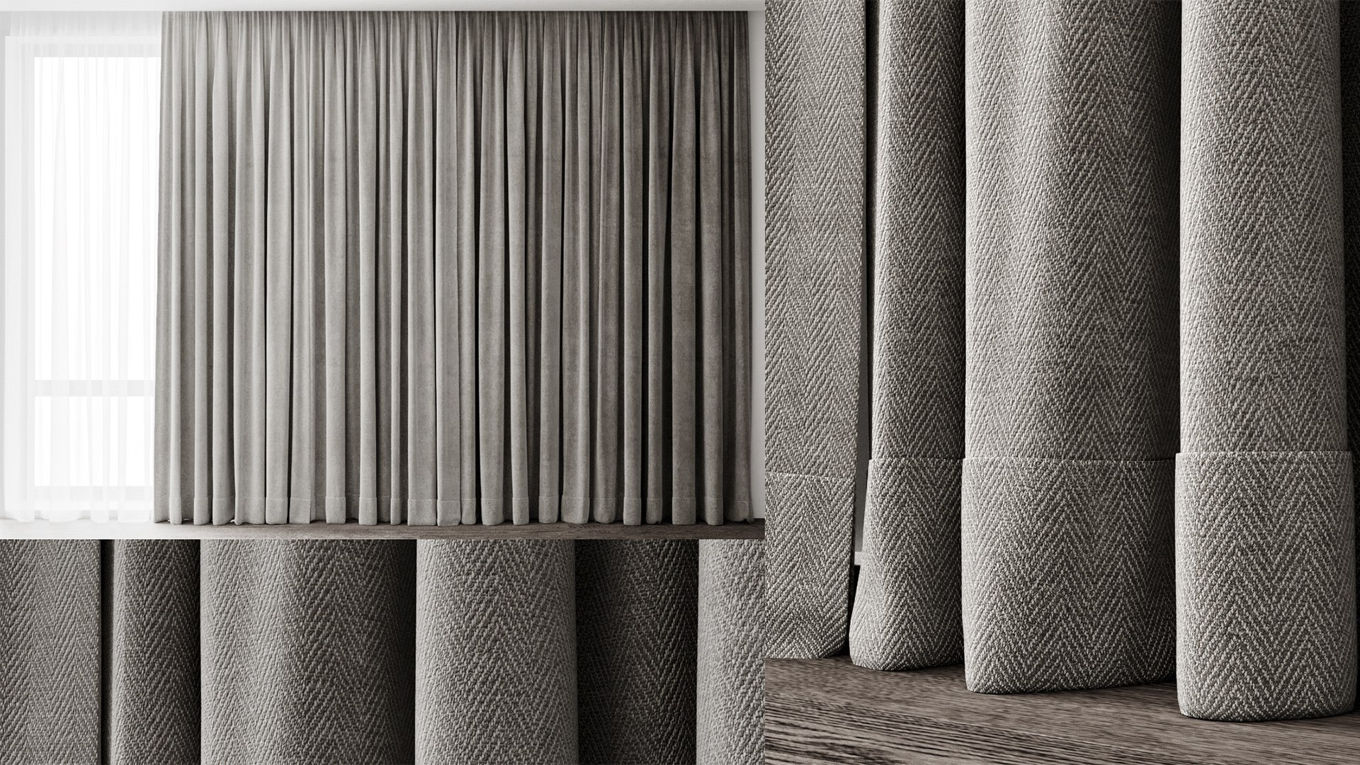 3D Curtains 7 - TurboSquid 2078537