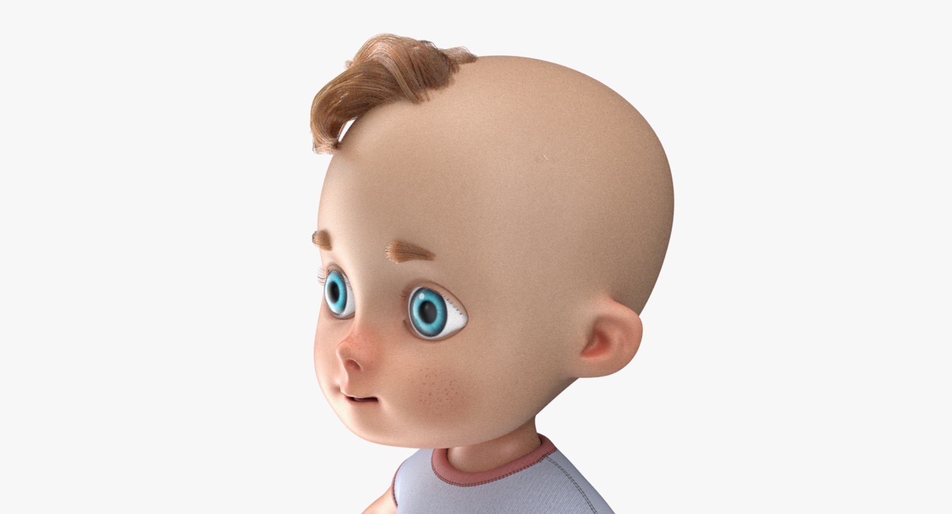 3D cartoon baby boy model - TurboSquid 1338721