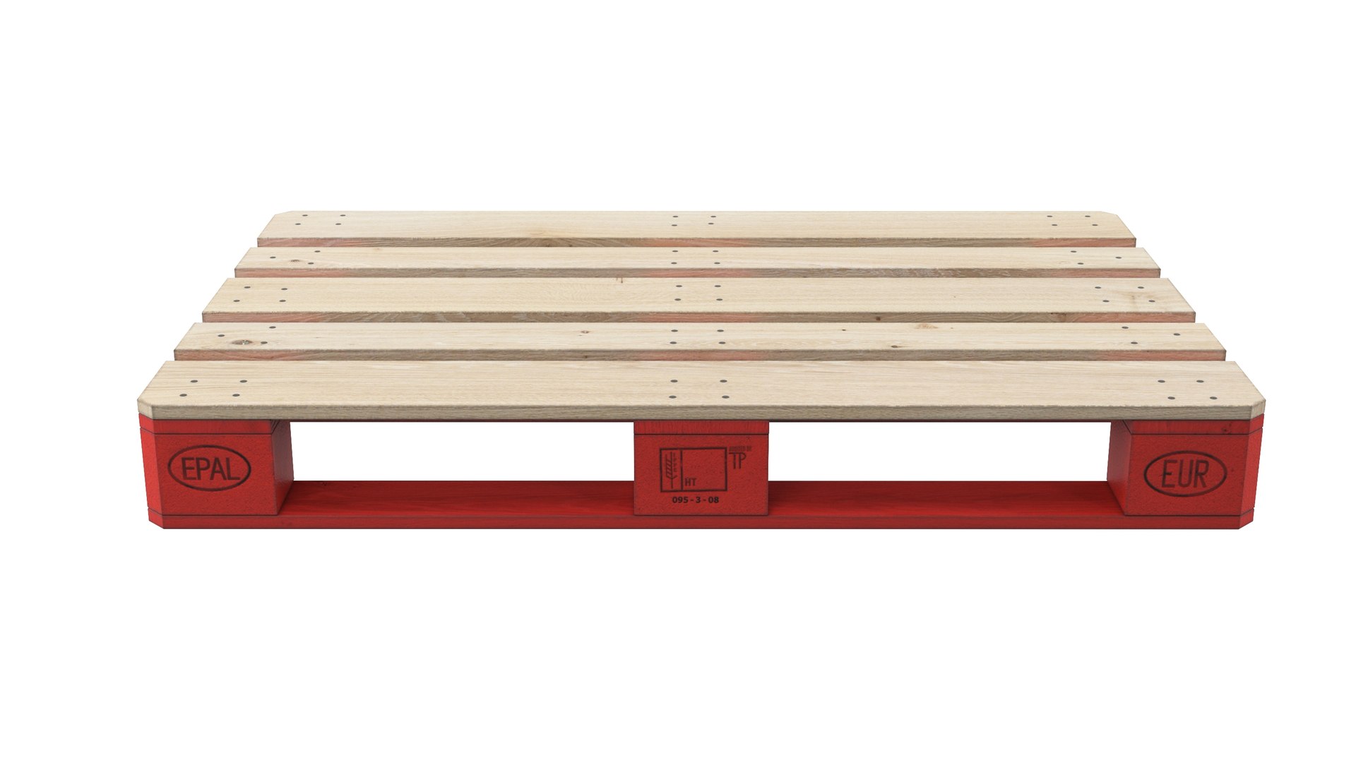 Pallet Red 3D Model - TurboSquid 2013015