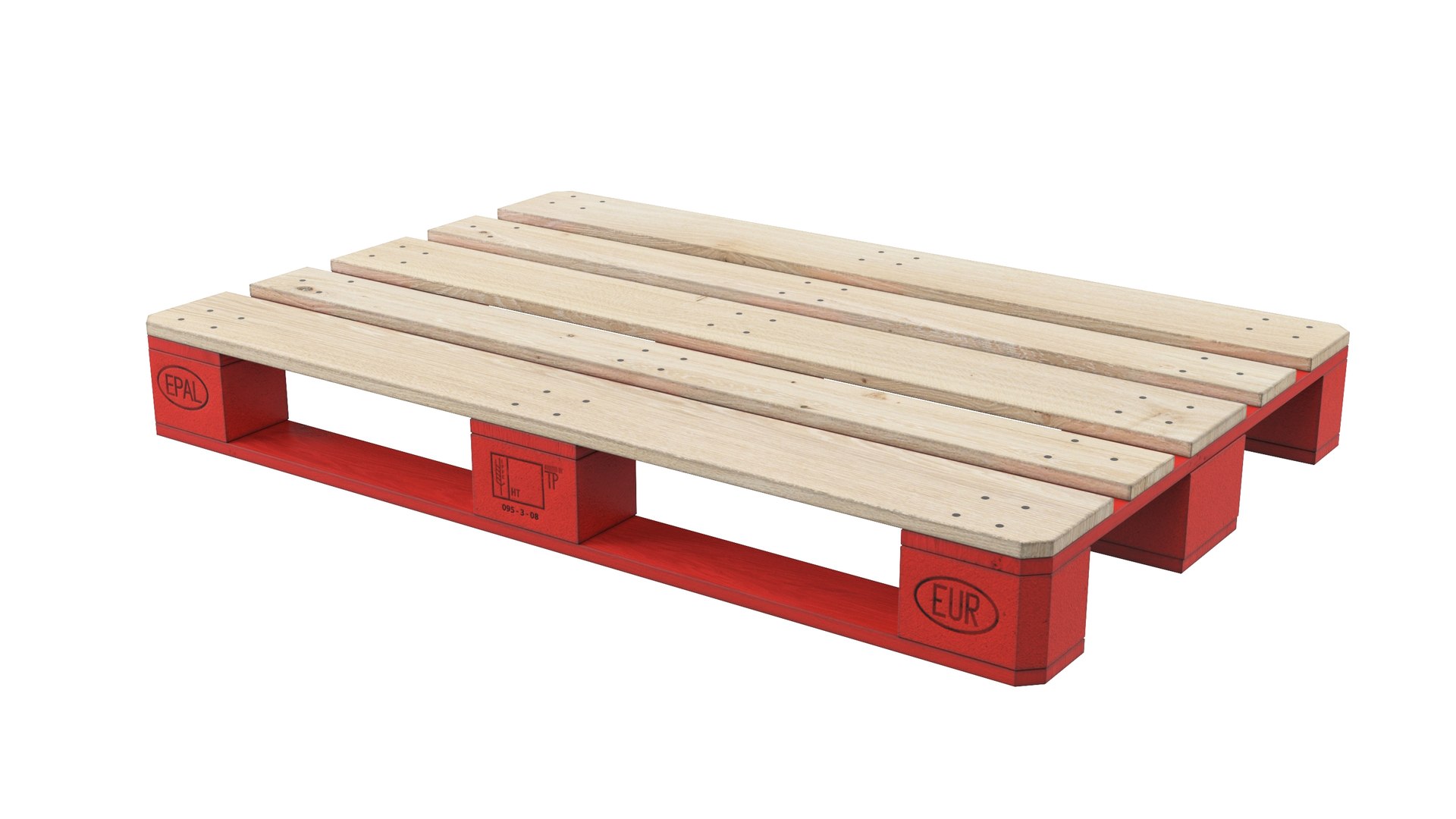 Pallet Red 3D Model - TurboSquid 2013015