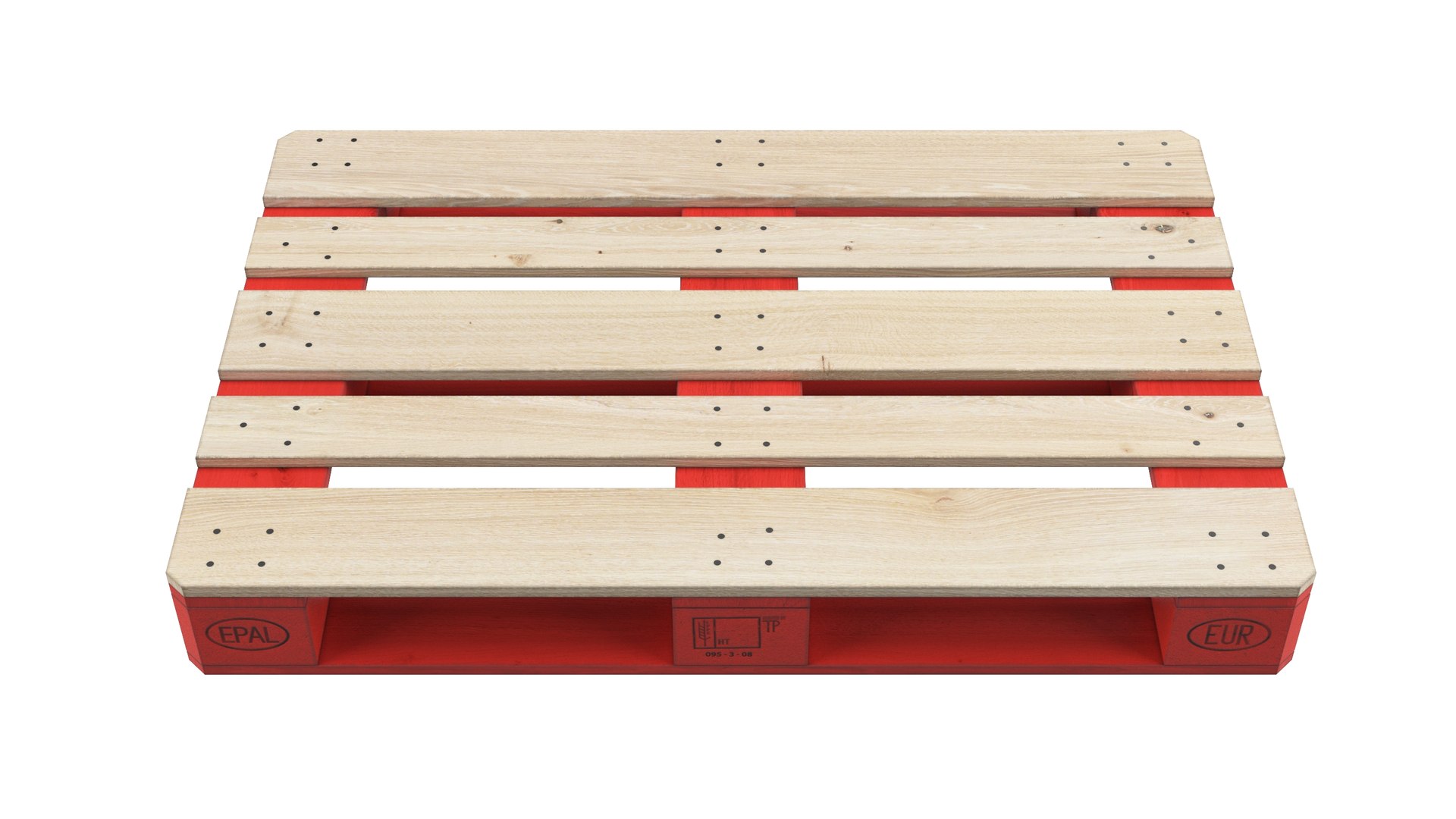 Pallet Red 3D Model - TurboSquid 2013015