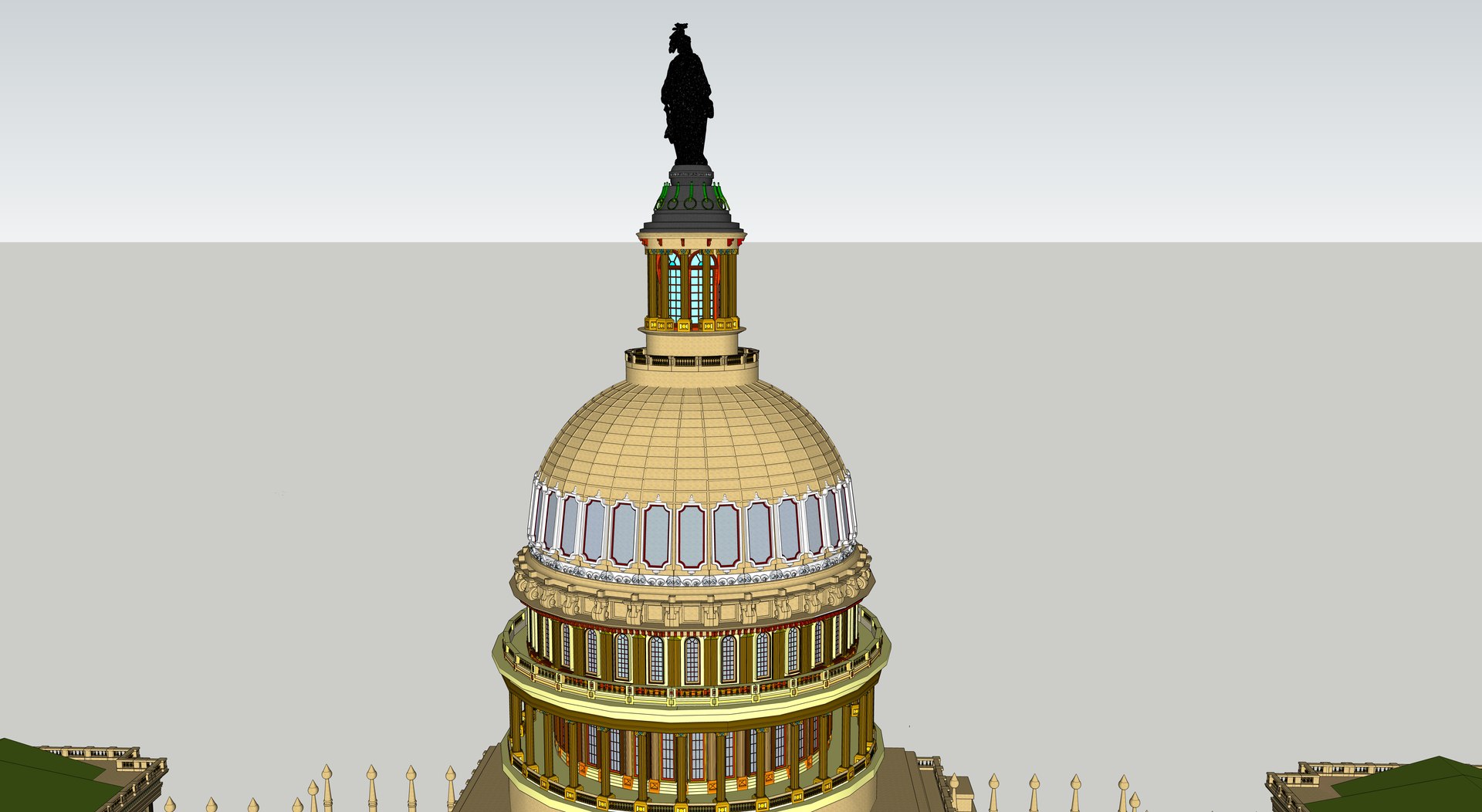 3D Model USA CAPITAL BUILDING - TurboSquid 1722711