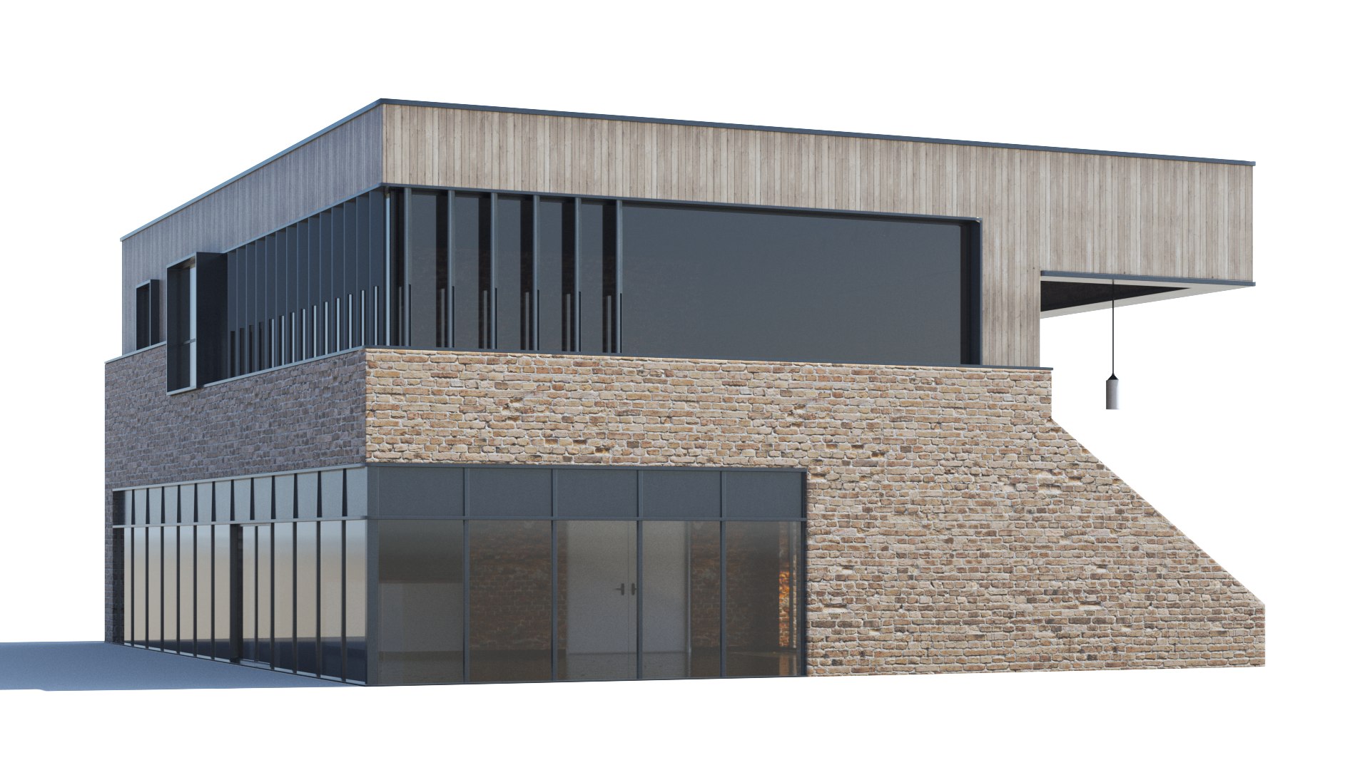 Restaurant Building 3D Model - TurboSquid 2127438