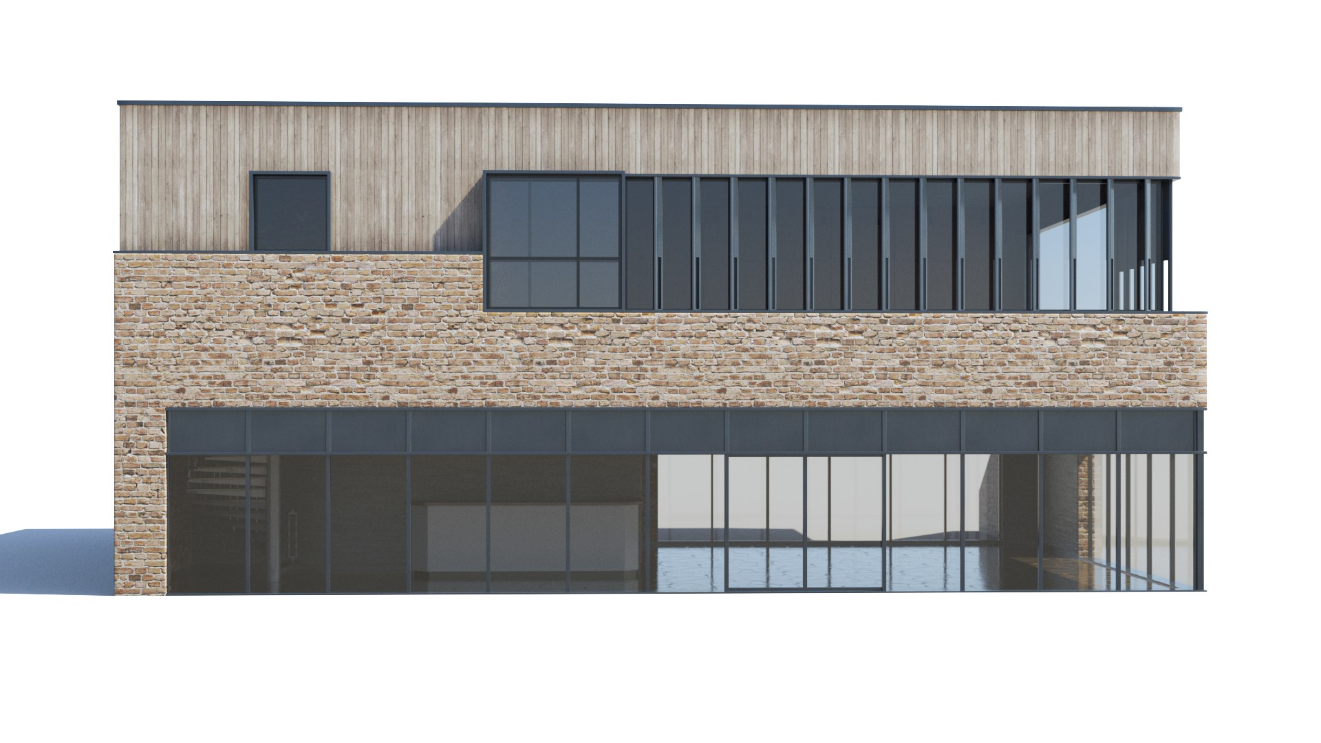 Restaurant Building 3D model - TurboSquid 2127438
