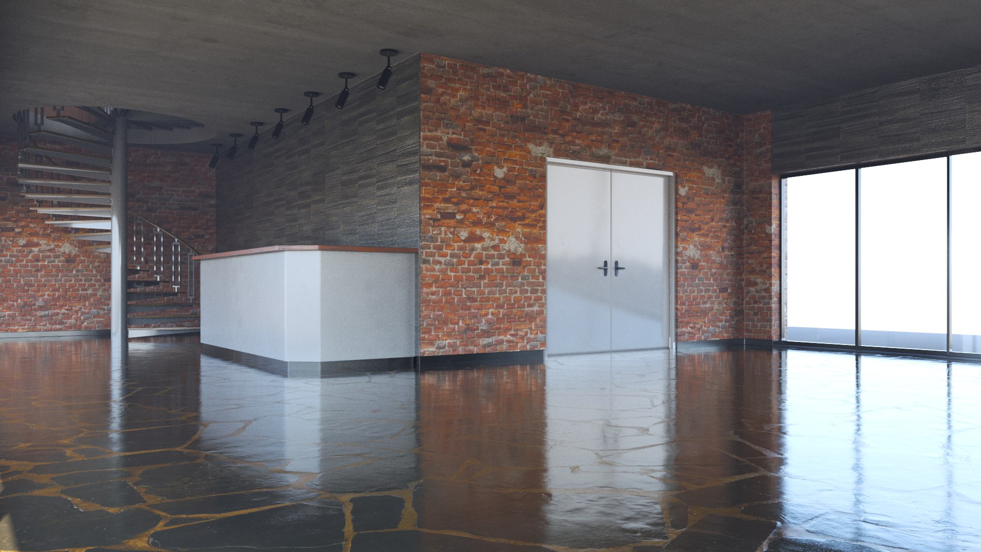 Restaurant Building 3D Model - TurboSquid 2127438