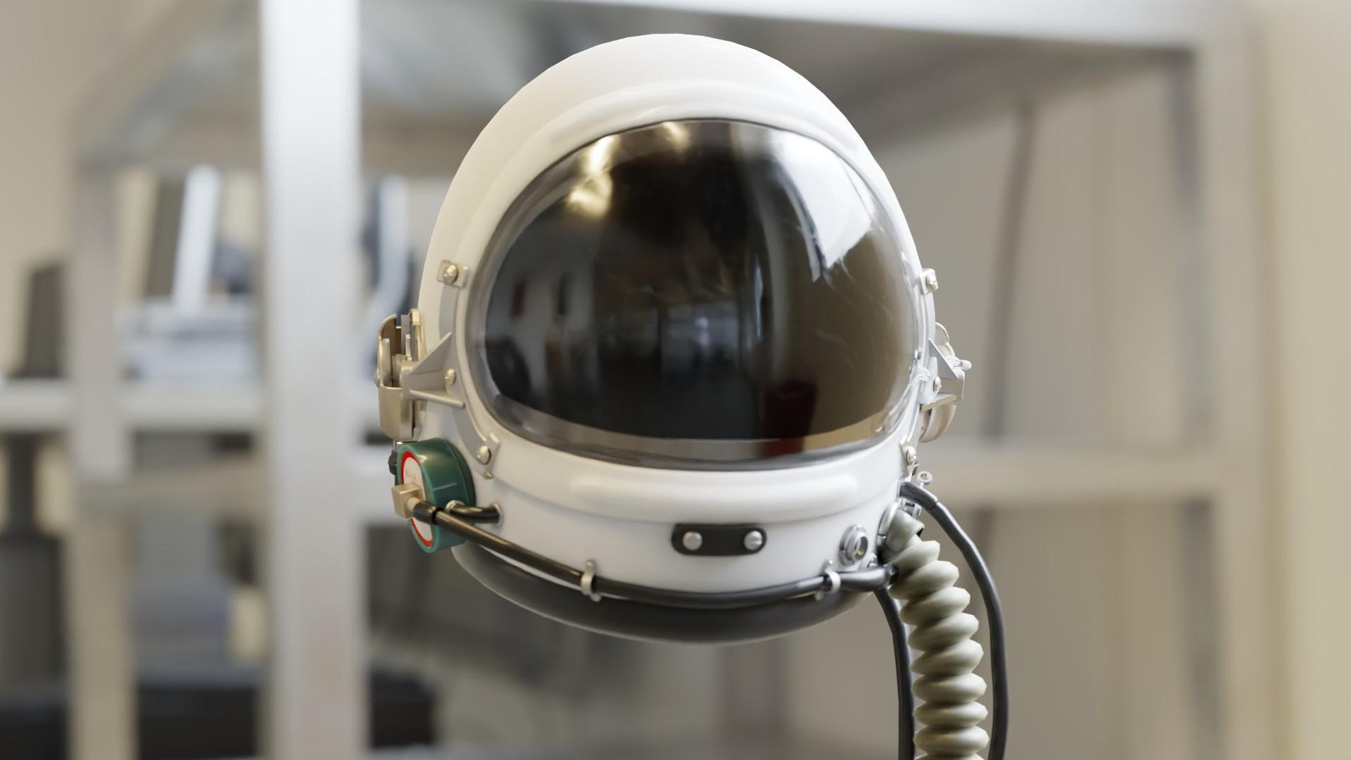 High Altitude Flight Helmet Model - TurboSquid 1838965