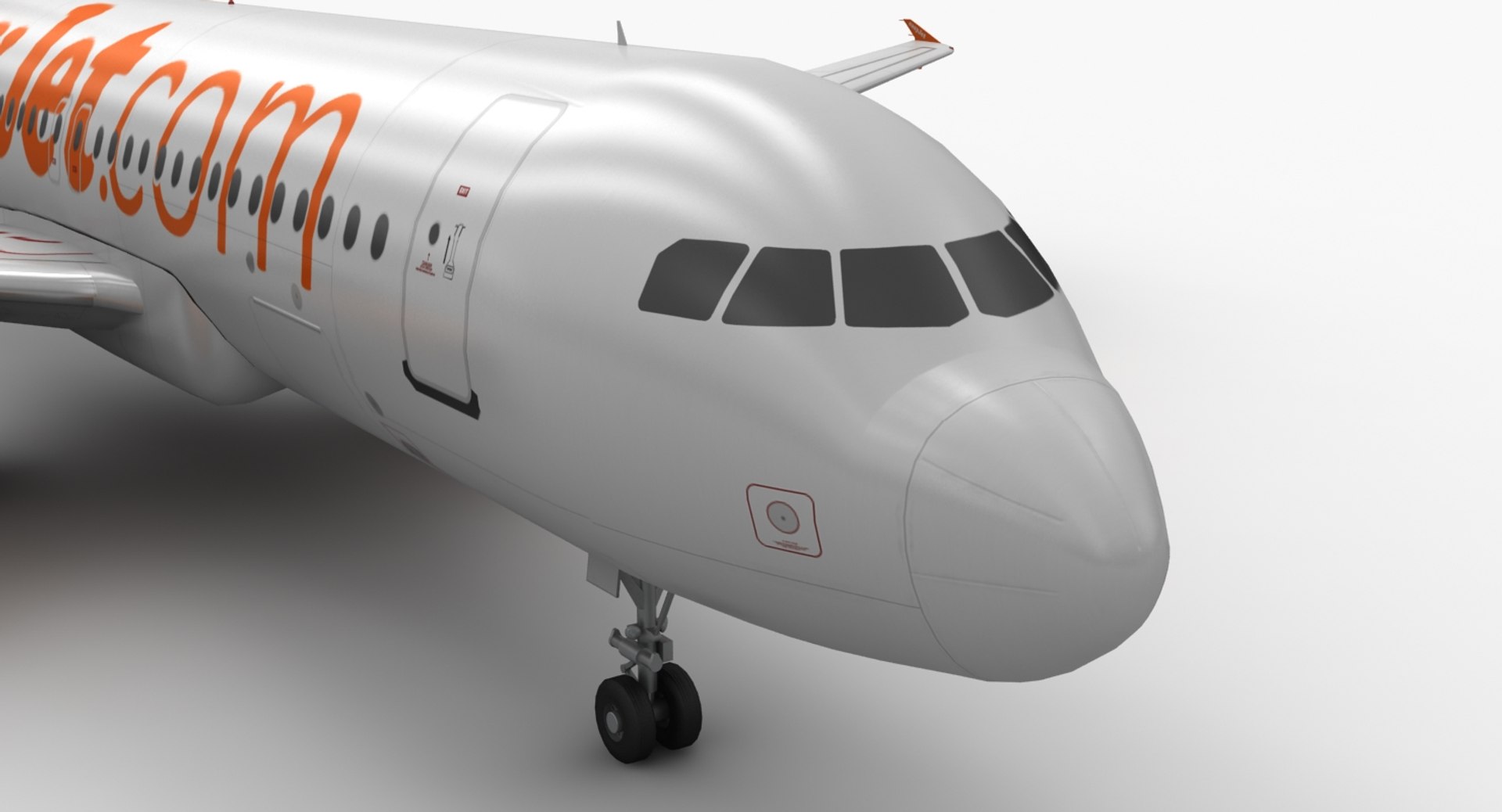 3d model airbus a320 easyjet