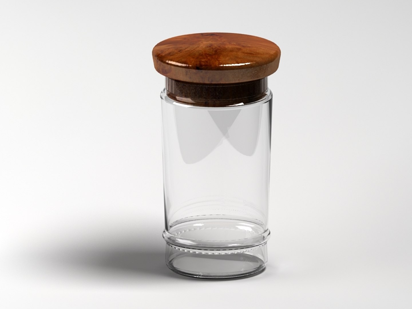 3d Model Glass Jar