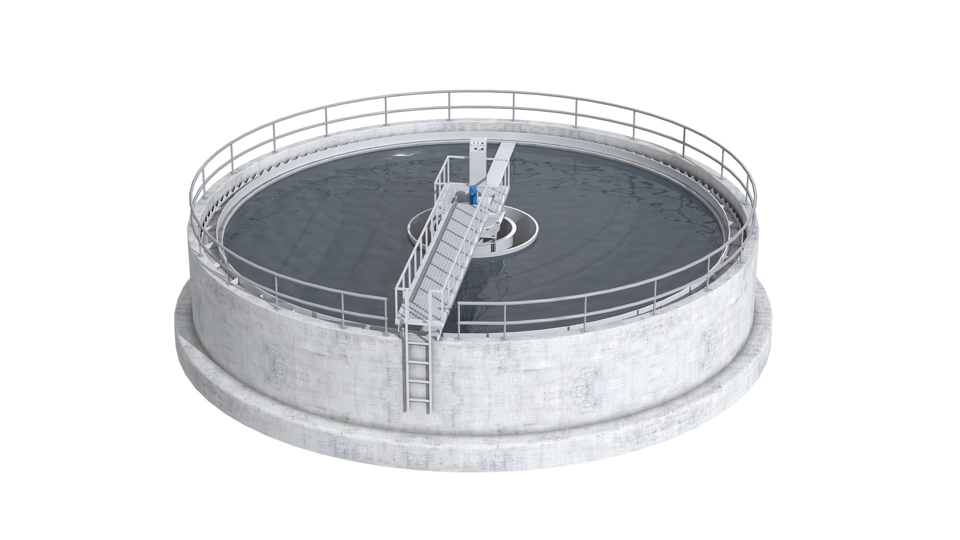 3D Wastewater Clarifiers - TurboSquid 2340361