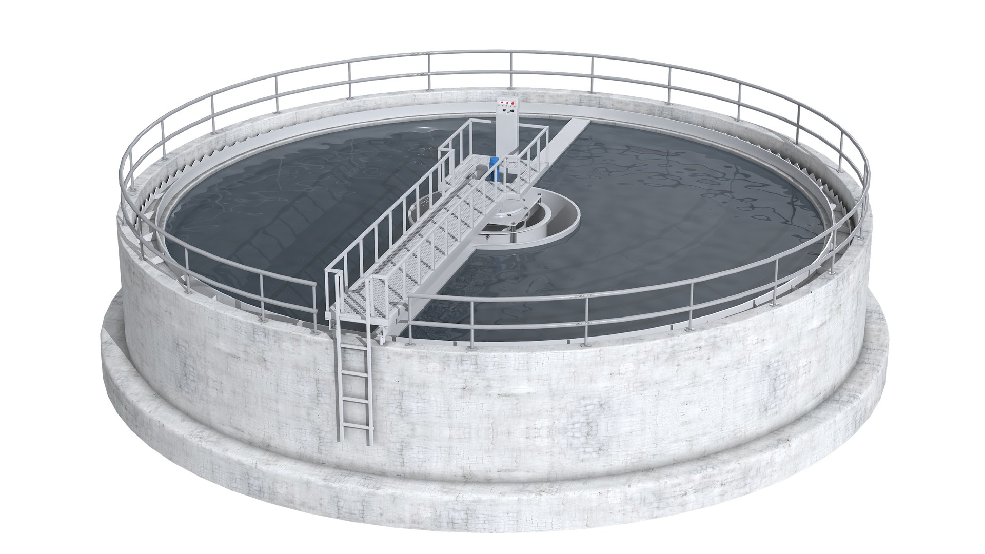 3D Wastewater Clarifiers - TurboSquid 2340361