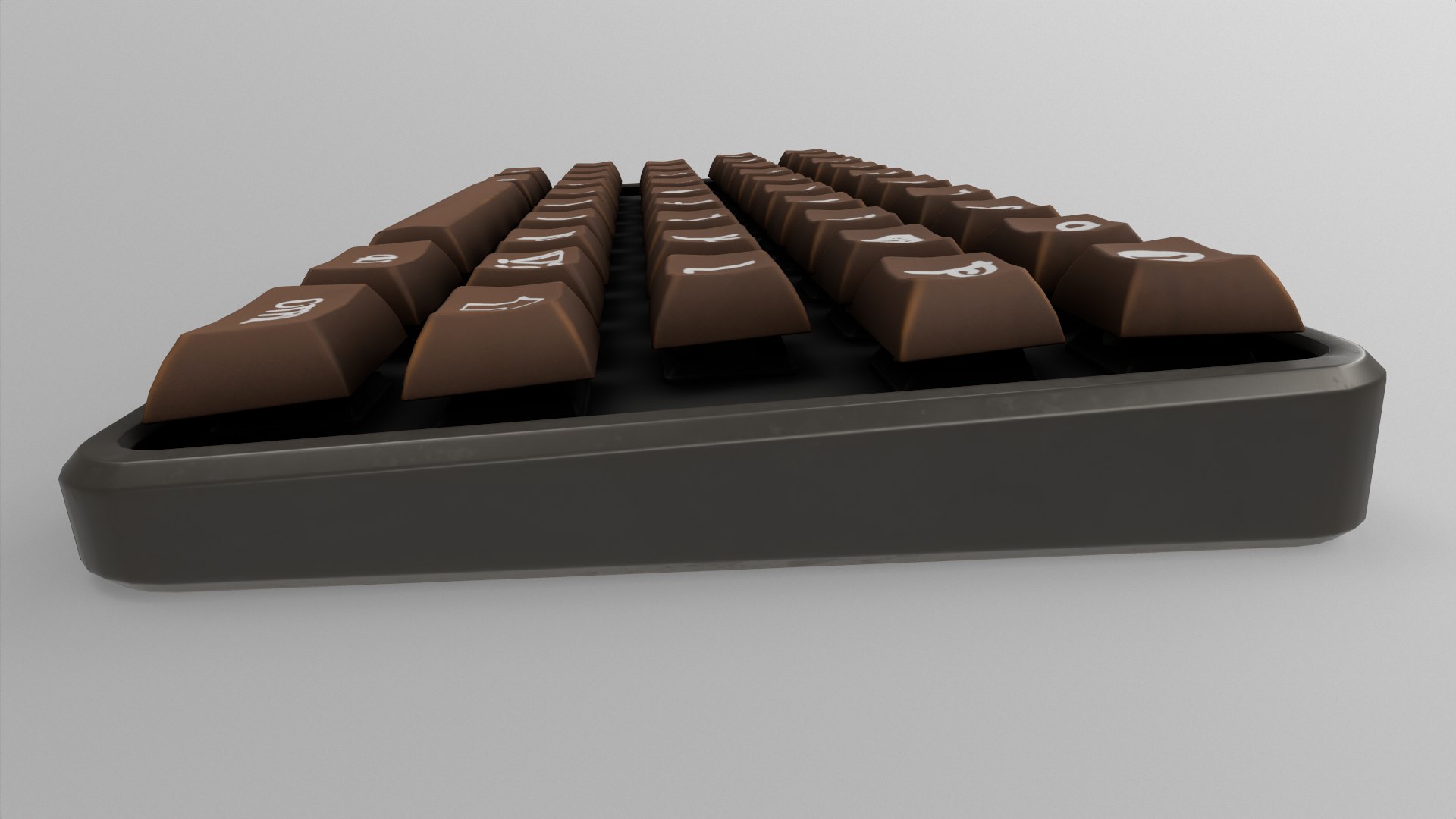 Stylized Keyboard 3D Model - TurboSquid 1904936