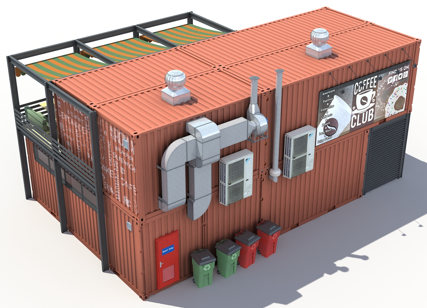 max container coffee shop
