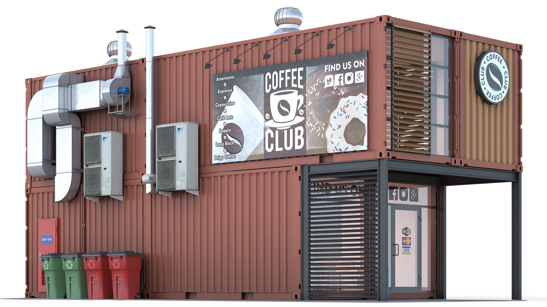 max container coffee shop