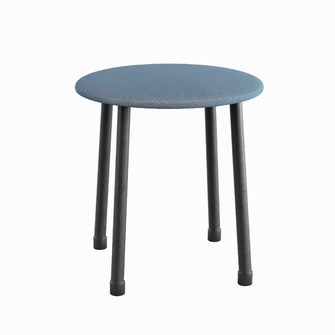 Steel Stool C 02 3D - TurboSquid 2312117