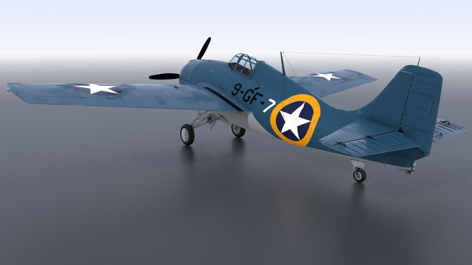 Grumman Aircraft Airplane 3D - TurboSquid 1665922