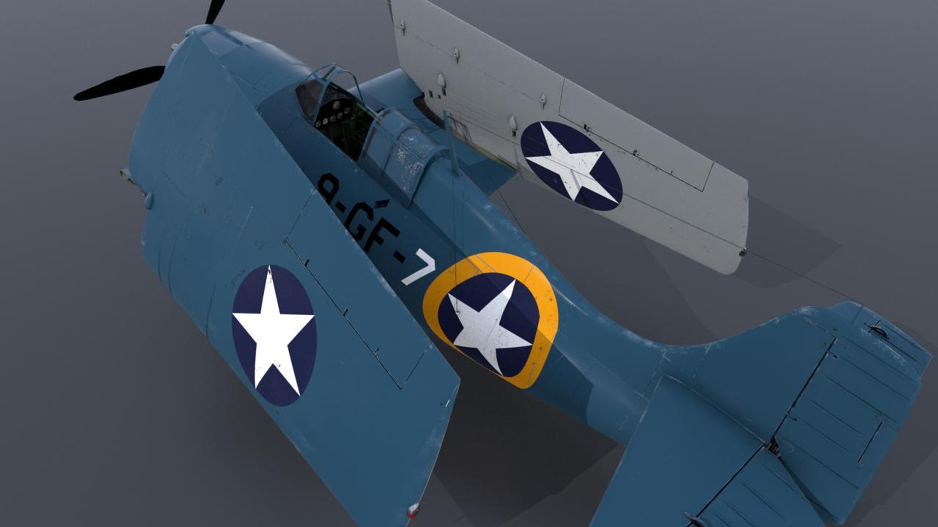 Grumman Aircraft Airplane 3D - TurboSquid 1665922