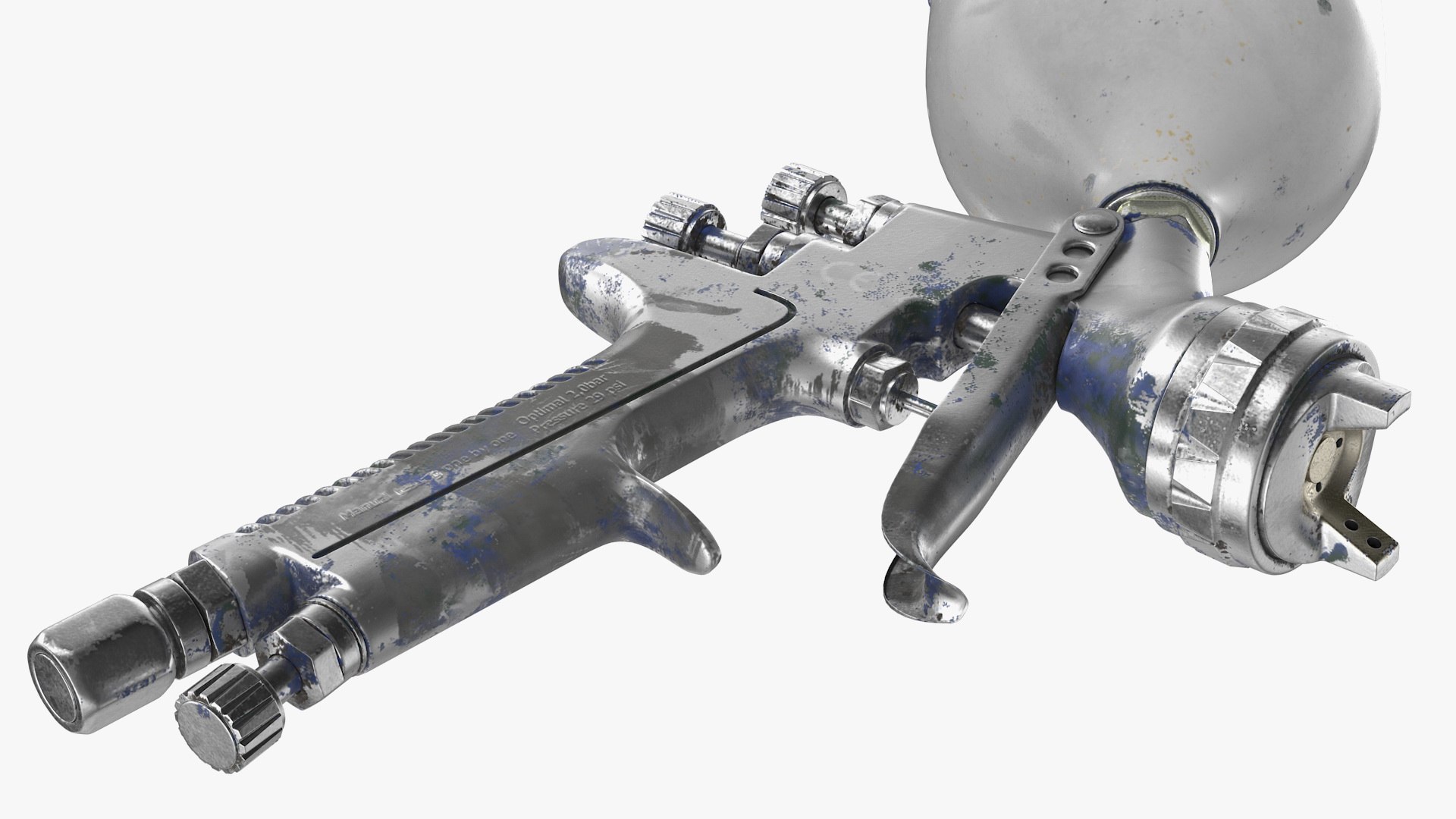 Used Spray Gun 3D Model - TurboSquid 1486366
