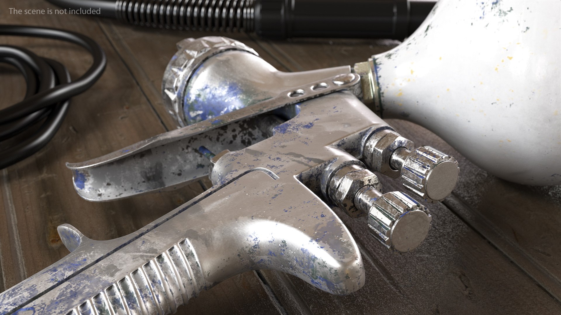 Used Spray Gun 3D Model - TurboSquid 1486366
