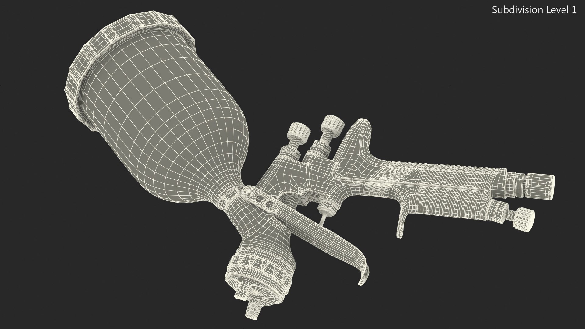 Used spray gun 3D model - TurboSquid 1486366
