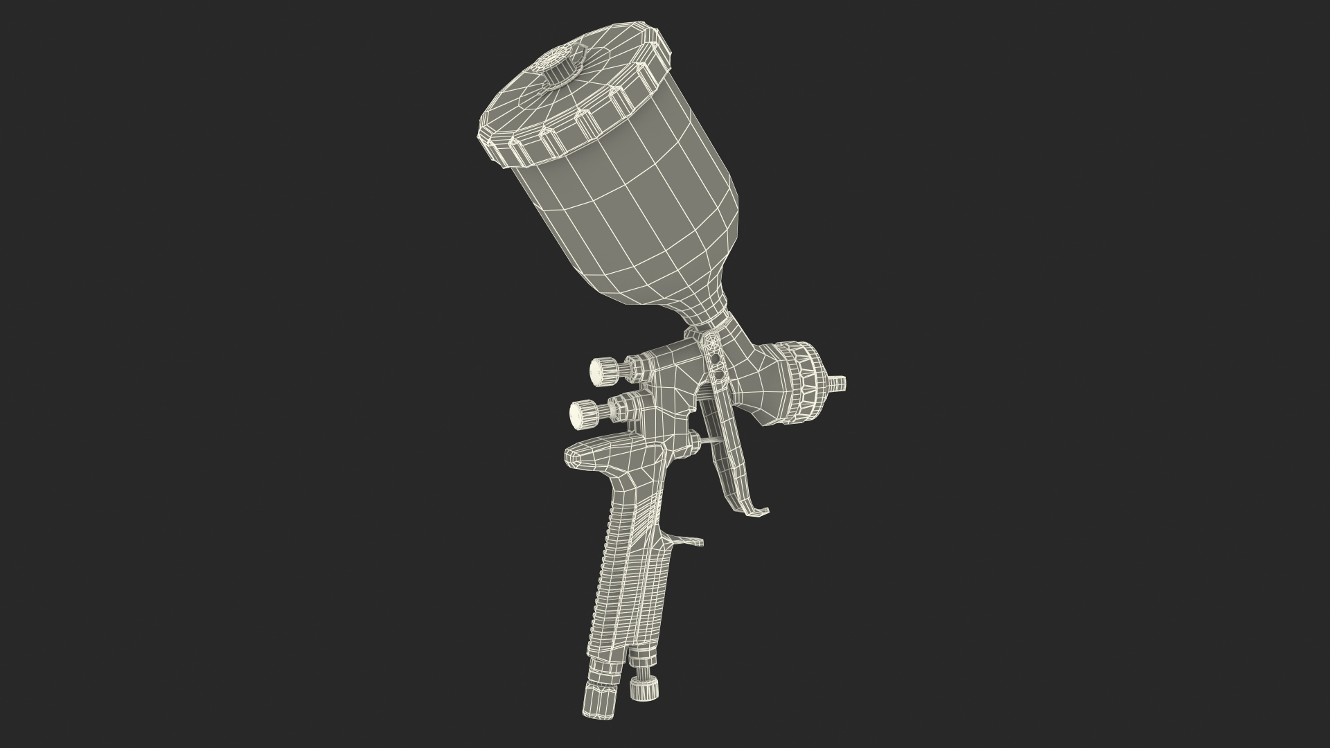 Used Spray Gun 3D Model - TurboSquid 1486366