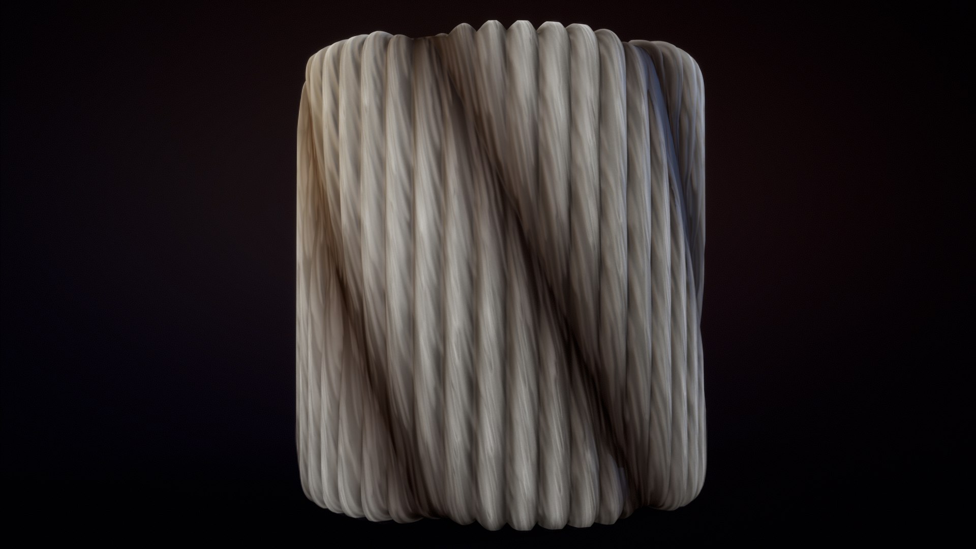 3D Seamless PBR Rope Grey Material Textures Model - TurboSquid 2340134