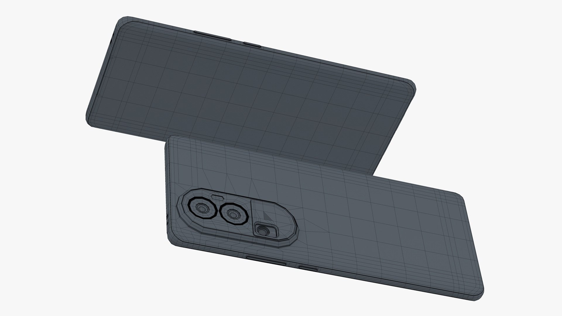 3D Model OPPO Reno 10 Colorful Blue - TurboSquid 2075990