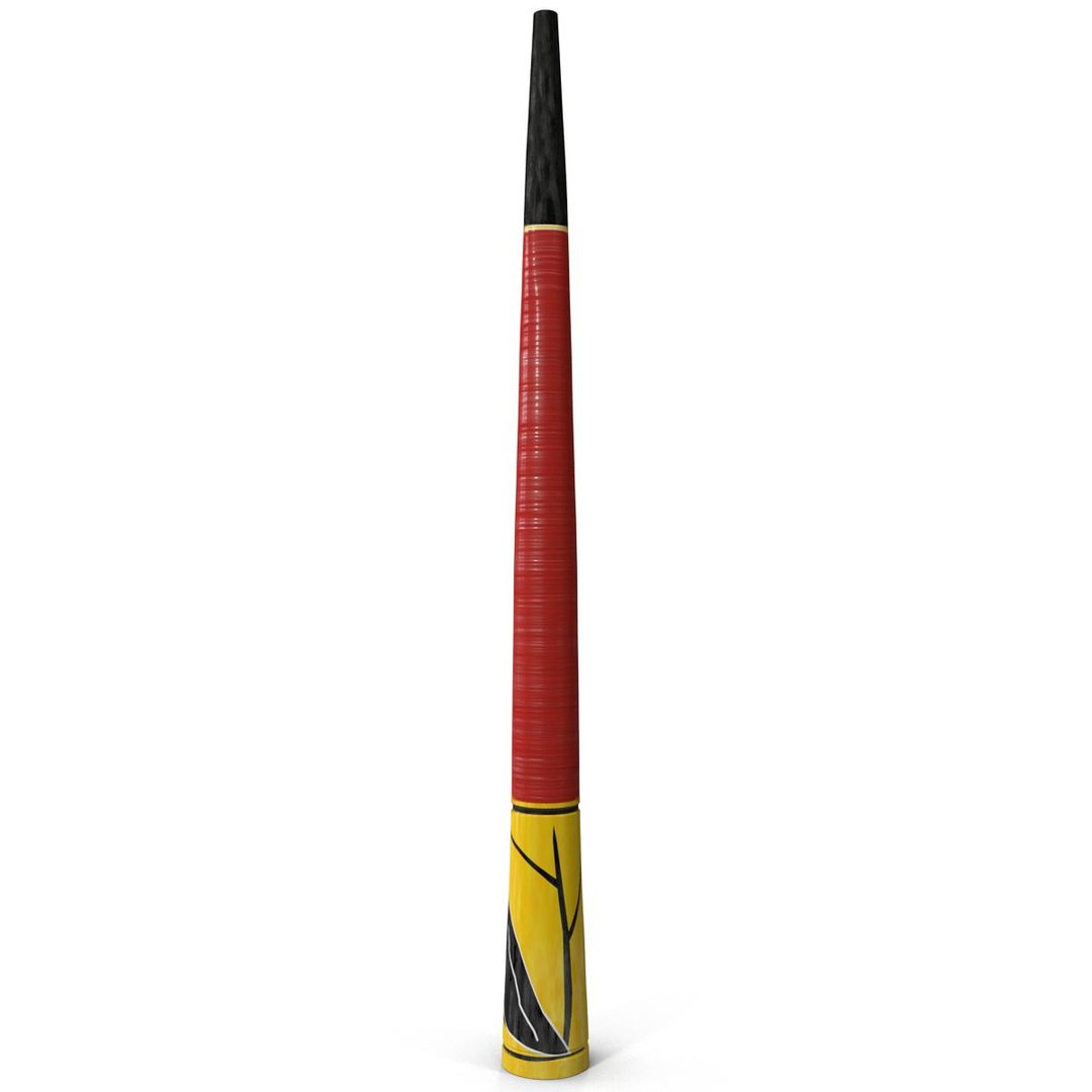 Wind Instrument Didgeridoo 3d Model